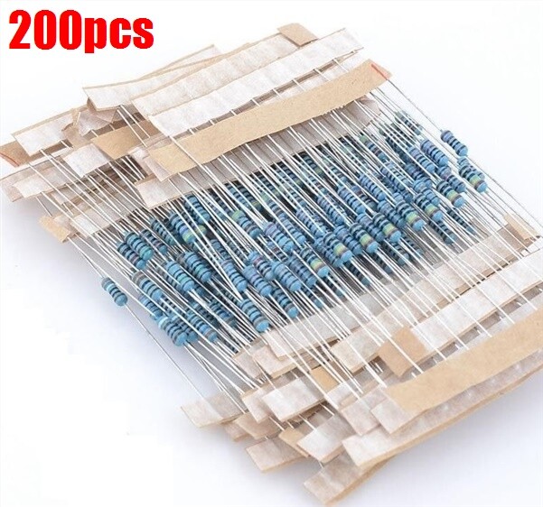 200PCS 1/4W Watt 300K Ohm 300Kohm Metal Film Resistor 0.25W 3000000R 1% ...