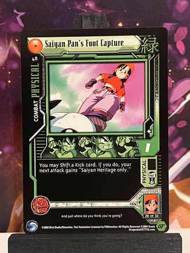 Dragon Ball GT TCG Saiyan Pan's Foot Capture 48 Lost Episodes Saga 1st ...