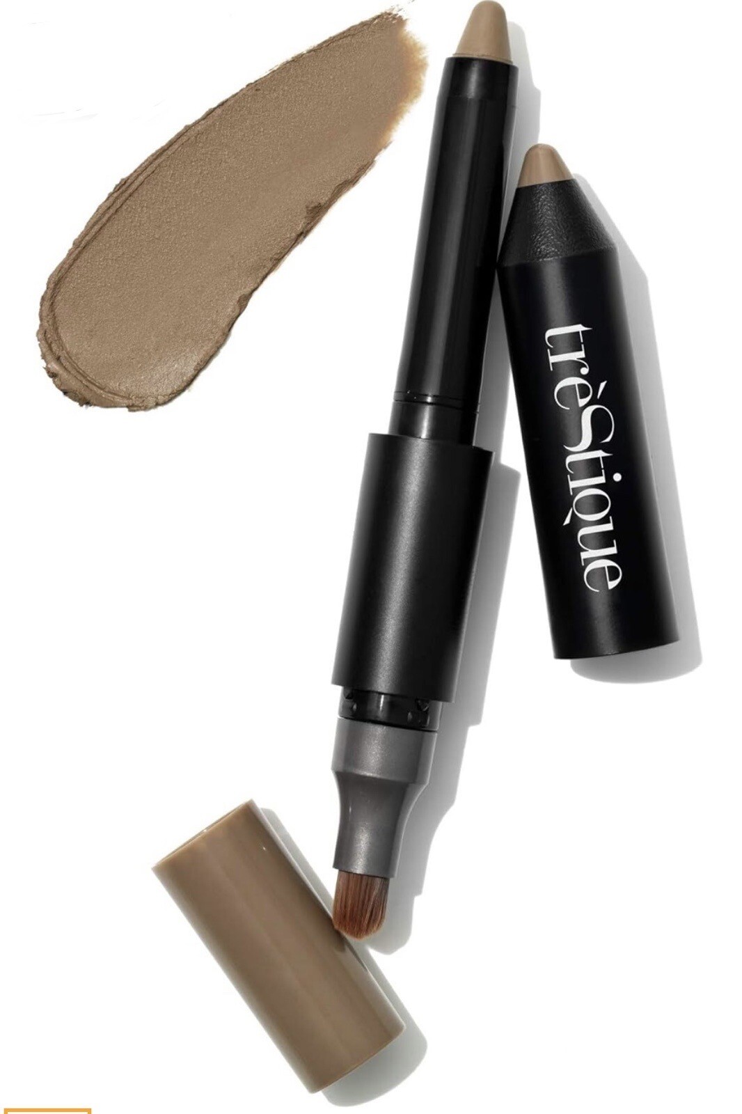 Eye Shadow TRESTIQUE Curaçao Pecan Color + Blend Shadow Crayon 2 In 1 ...