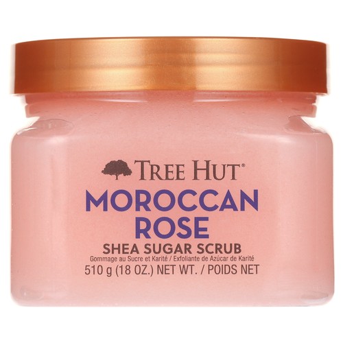 Tree Hut Moroccan Rose Shea Sugar Body Scrub, 18 oz,Smoothes and ...