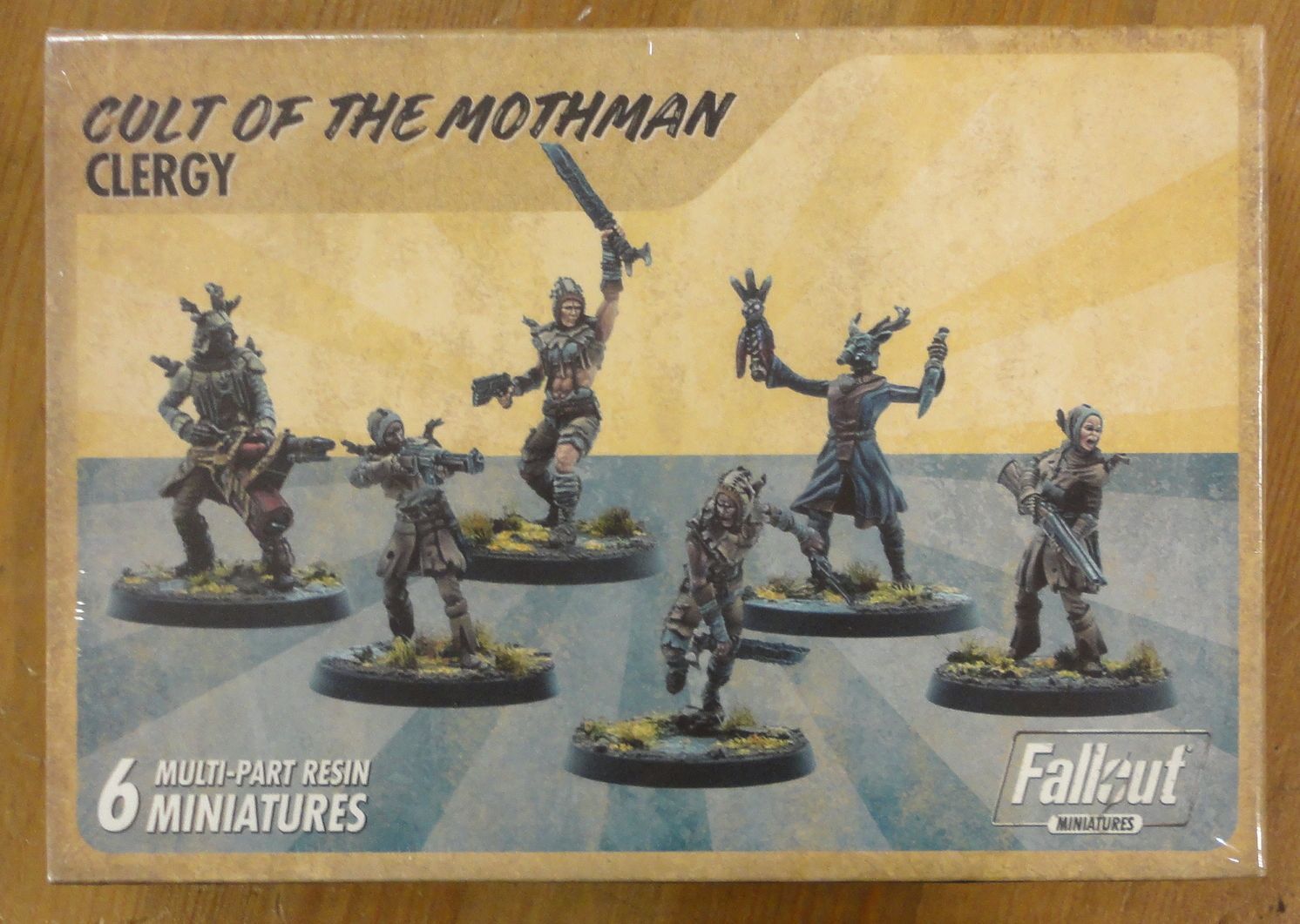 Fallout: Wasteland Warfare Cult of the Mothman Clergy Unpainted ...