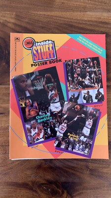 NBA Inside Stuff Poster Book 1993 Barkley Ewing Shaq | eBay