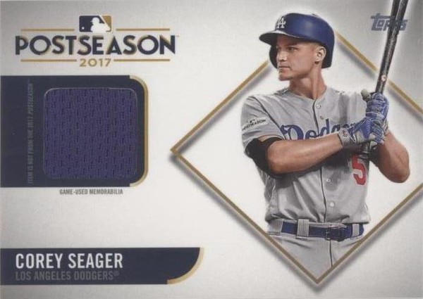 2018 Topps - Postseason Performance Relics #PSP-CS Corey Seager /100 ...