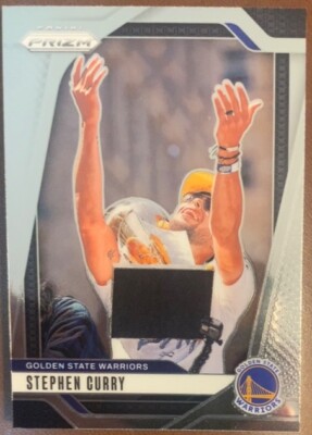 2024-25 Panini Steph Curry Prizm Variation SSP #134 Warriors Trophy ...