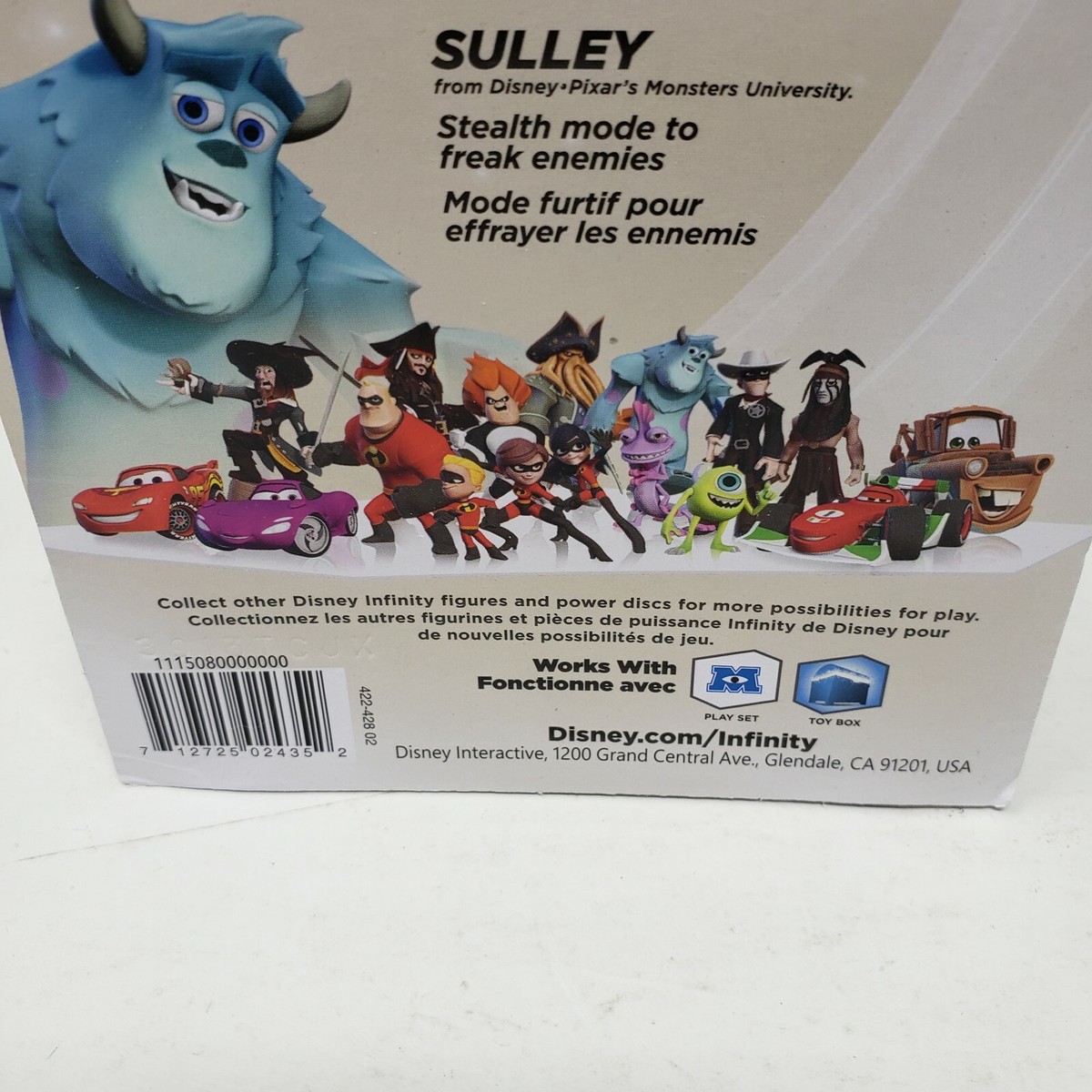 Disney Infinity Monsters University Sulley Disney Infinity Crystal