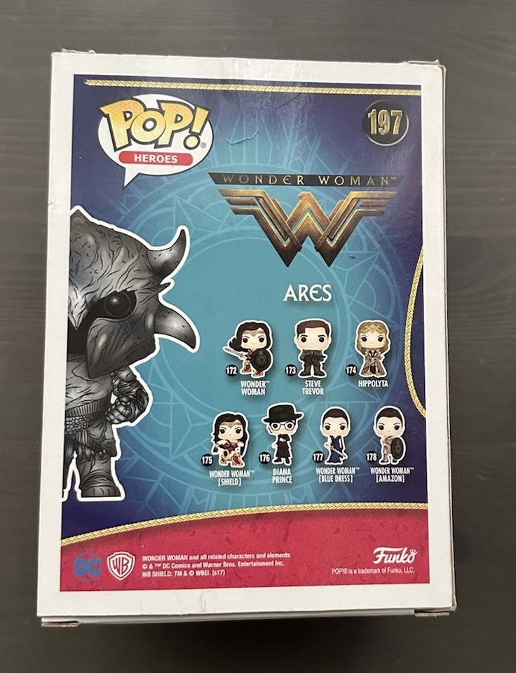 Funko Pop! Movies Wonder Woman #197 Ares 2017 Summer Convention ...