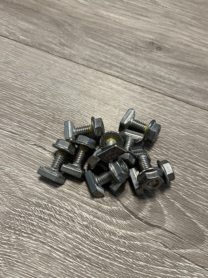 Iron Ridge Micro Bolts For Solar Pack Of 10 T-Bolts | eBay