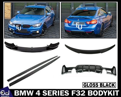 FOR BMW 4 SERIES F32 435i 440i BODY KIT BODYKIT FRONT SPLITTER LIP REAR ...