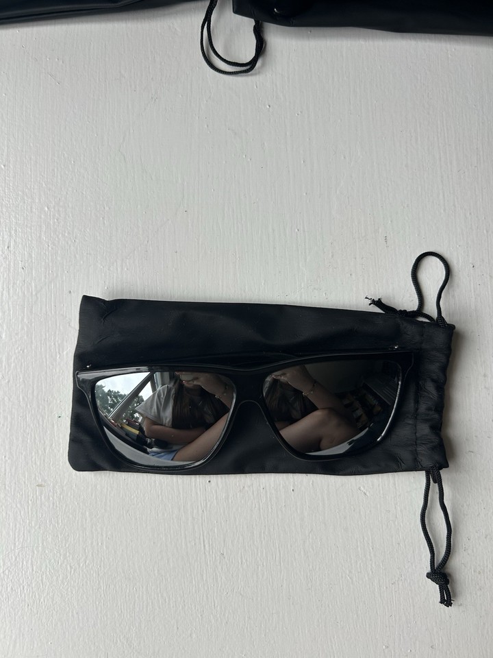 Black Mirror Glass Men’s Sunglasses Perfect condition - never worn ...