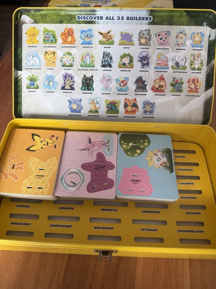 Coles Pokemon Builders Complete Sets X2 , 1 Built 1 Unbuilt Plus 70 ...