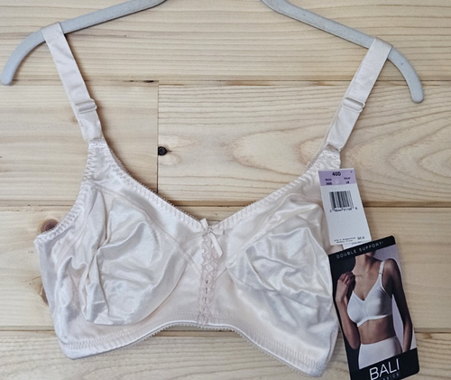 BALI Women's 40D Double Support Wirefree Ivory 3820 Double Layer Cups ...