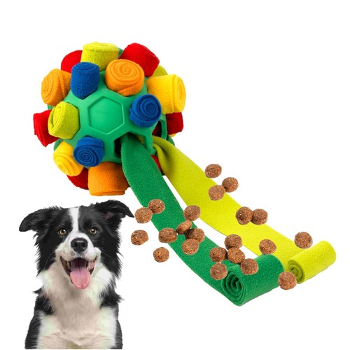 Snuffle Ball for Dogs, Sniffle Treat Puzzle Toy, Dog Snuffle Balls ...