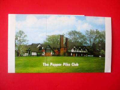 vtg - Golf Scorecard - THE PEPPER PIKE CLUB - Cleveland OH | eBay