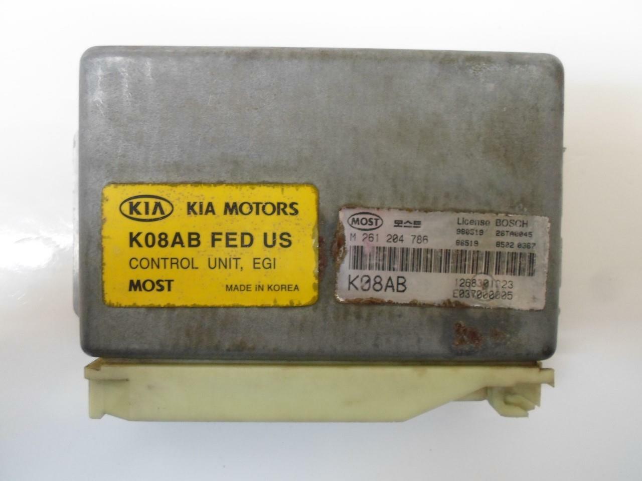 ENGINE COMPUTER KIA SPORTAGE 1998 1999 2000 K08AB M261204786 PCM ECU ...