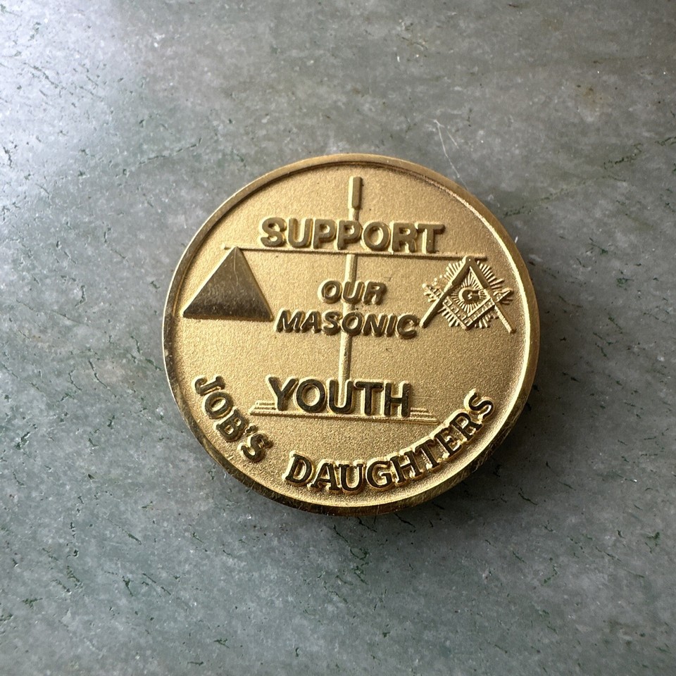 International Order Of Jobs Daughter Coin called Masonic youth support ...