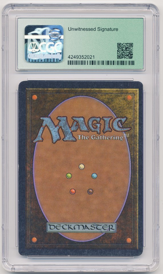Graded Signed Strip Mine No Horizon CGC 7.5 Antiquities Artist Daniel ...