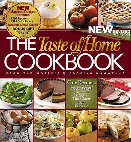 The Taste of Home Cookbook, Revised Edition - Ring-bound - VERY GOOD ...