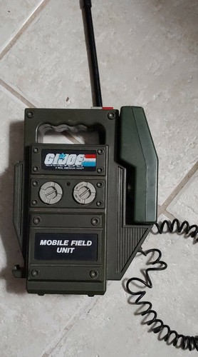 Vintage 1984 GI Joe Mobile Field Unit Walkie Talkie 2-Way Radio Command ...