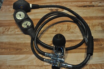 Oceanic and Dacor Quantum Scuba Diving Regulator Gauge Console Octopus ...