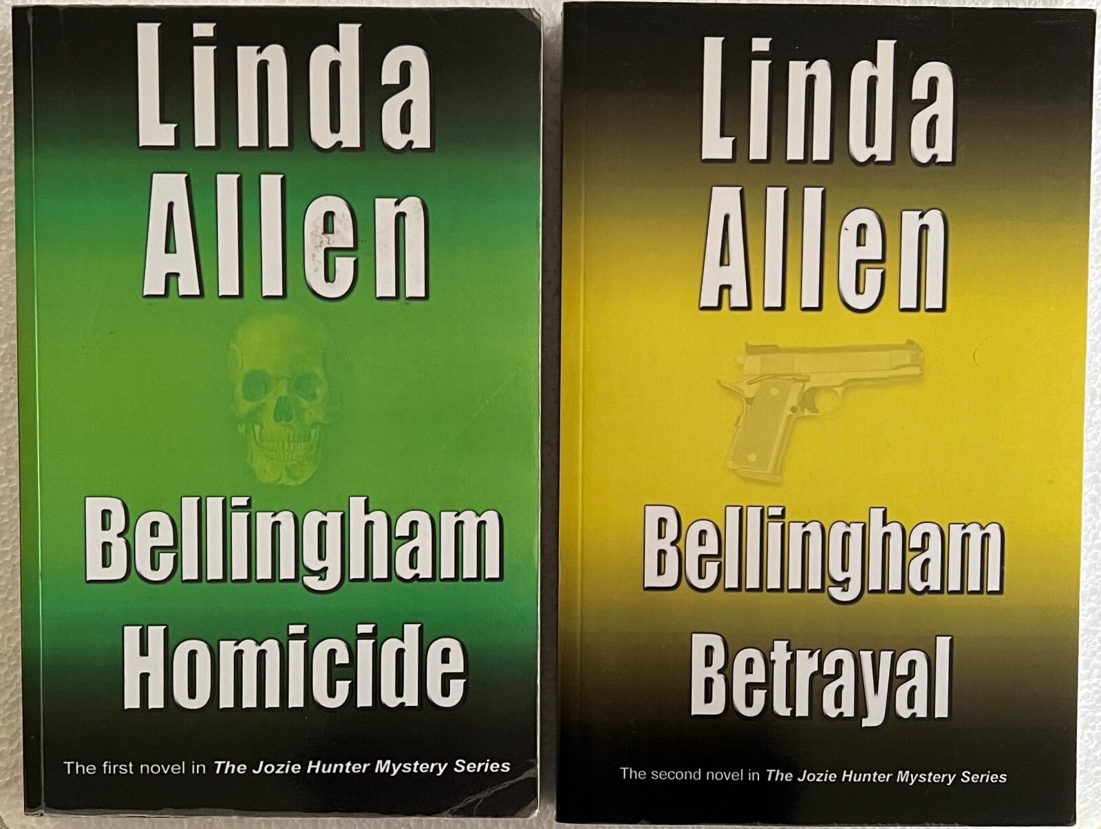 Linda Allen mysteries: Bellingham Homicide; Bellingham Betrayal SIGNED ...