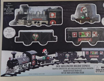 disney Nightmare Before Christmas Jack Skellington Holiday Train Set ...