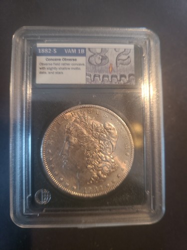 1882 S Morgan Dollar VAM 1B Concave Obverse..see below date | eBay