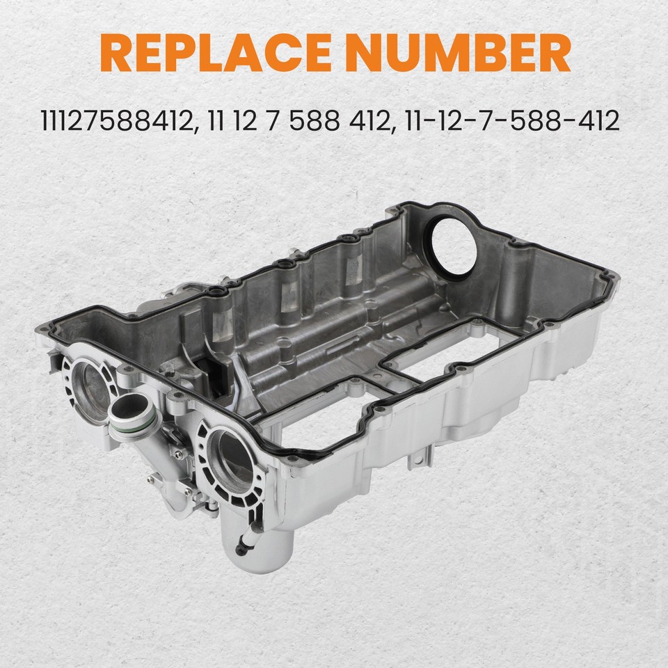 Aluminum Valve Cover Kit w/ Gasket Cap for BMW N20 320i 328i 528i X3 X5 ...