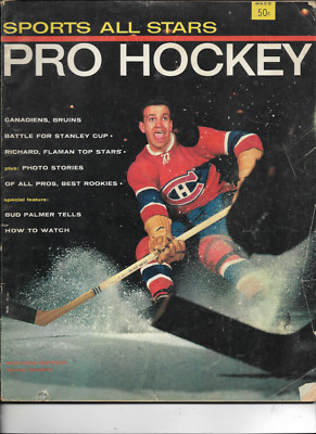 SPORTS ALL STARS MAGAZINE----PRO HOCKEY----1957----BOOM BOOM GEOFFRION ...