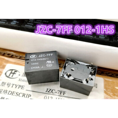 1Pc HONGFA JZC-7FF-012-1HS 12VDC Power Relay 4Pins | eBay