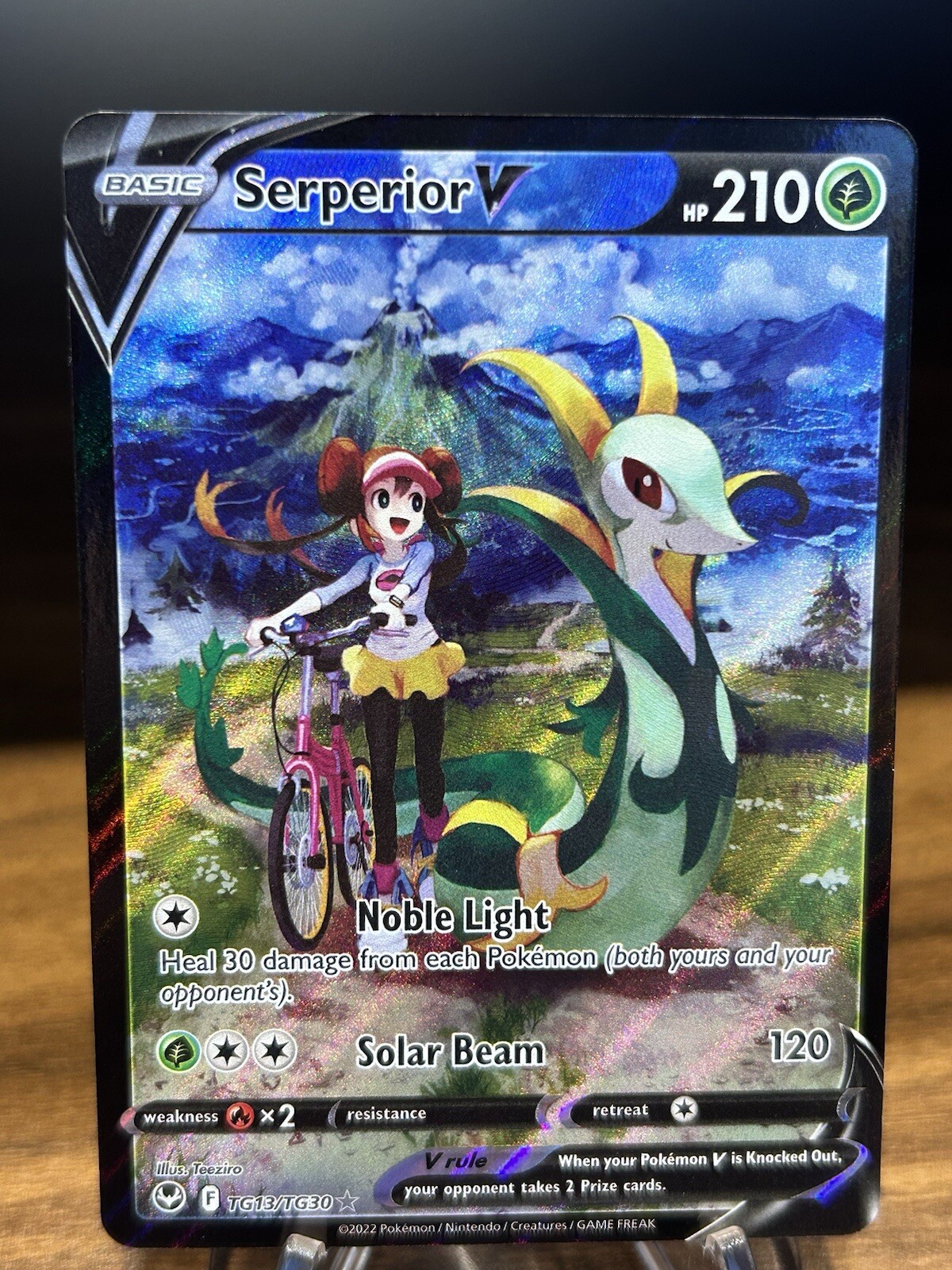 Serperior V - TG13/TG30 Ultra Rare Silver Tempest Pokemon TCG NM | eBay