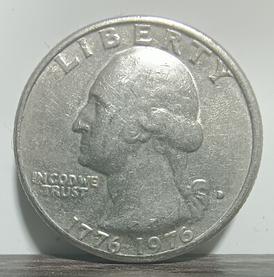 1776-1976 D US Bicentennial Quarter, Rare filled Mint Mark Regular | eBay