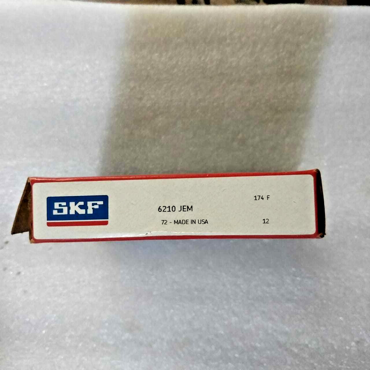 6210 JEM SINGLE ROW BALL BEARING 6210C3 50x90x20 SKF USA BOX PACK LOW ...