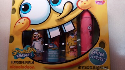 LOTTA LUV 4 FLAVOURED SPONGEBOB WATERMELON , CHERRY , STRAWBERRY LIP ...
