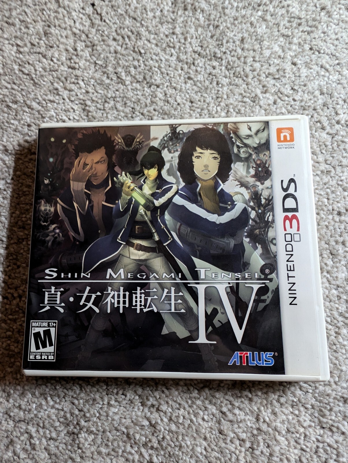 Shin Megami Tensei IV In Case Nintendo 3DS Smt 4 730865300143 | eBay