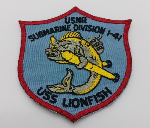 USNR Submarine Dision I-41 USS Lionfish SS-298 Patch | eBay