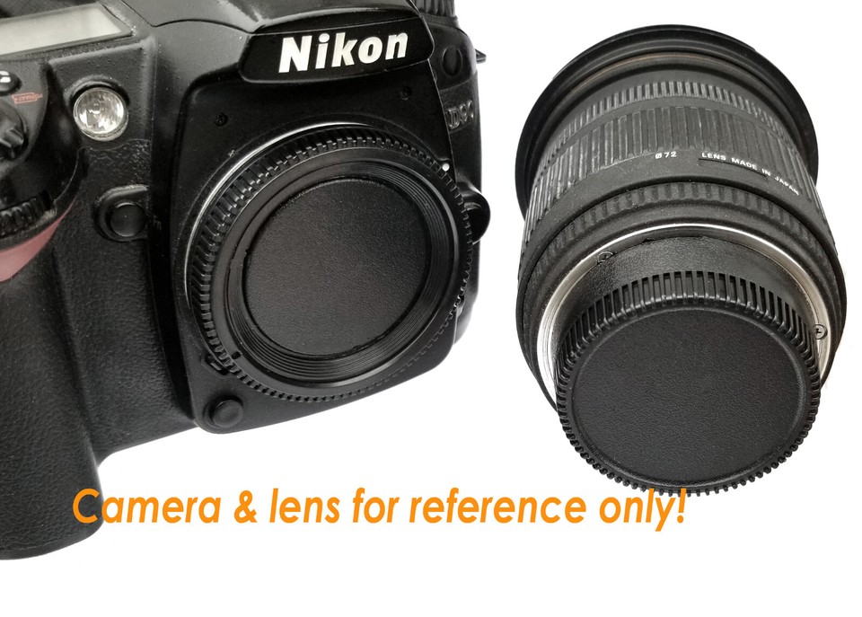 (10 Pcs) Rear Lens Covers Camera Body Caps Nikon F Mount DSLR D5 D4 D3 ...