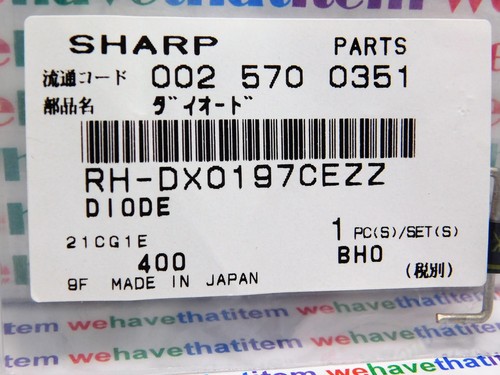 S3K / SHARP RH-DX0197CEZZ / DIODE / 1 PIECE (qzty) | eBay