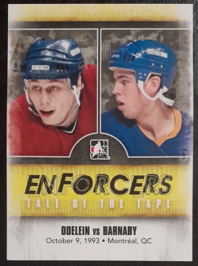 2011 - 2012 ITG Enforcers Odelein vs Barnaby Tale Of The Tape #50 ...
