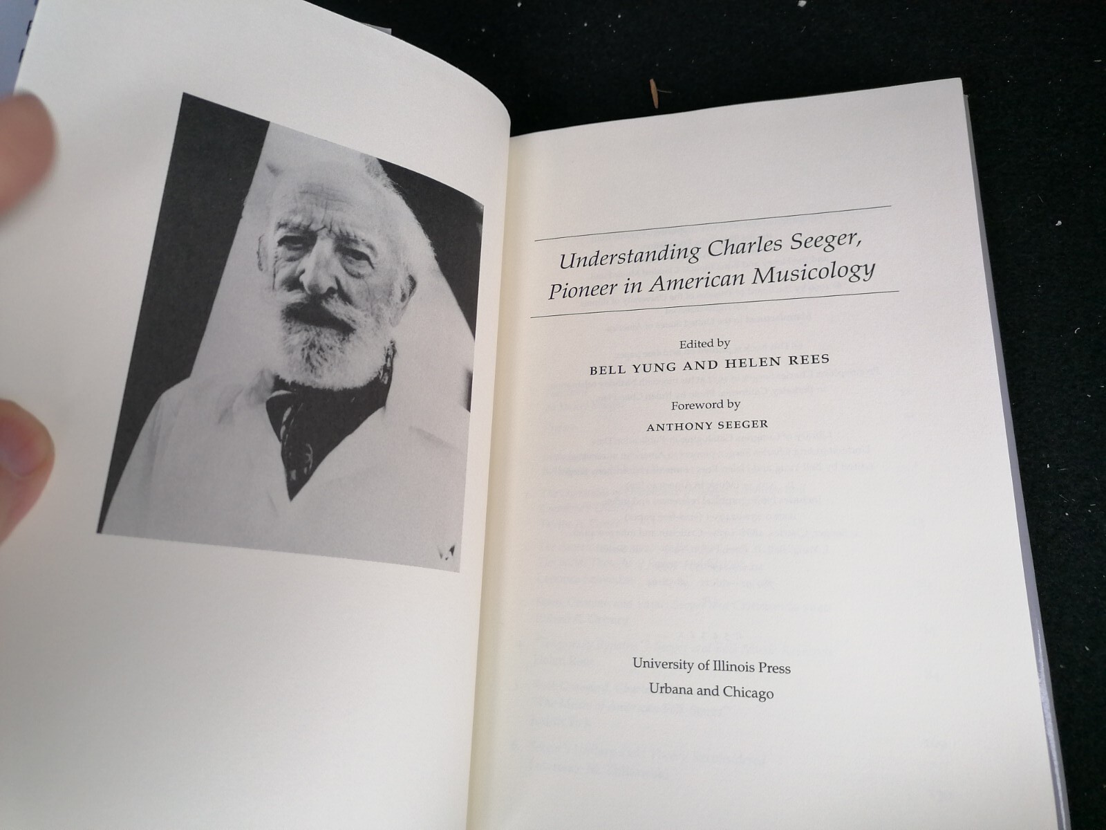 UNDERSTANDING CHARLES SEEGER, PIONEER IN MUSICOLOGY By Bell Yung ...