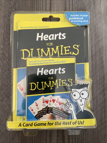 Hearts For Dummies Card Game Toys Guide Book Teaching Deck by Wiley New ...