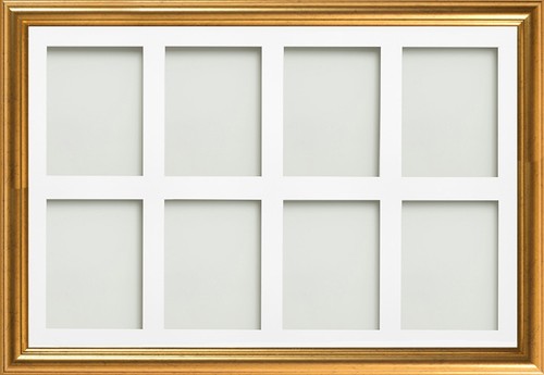 Multiple Photo Picture Frames Eldridge Gold With Multi Aperture Collage ...