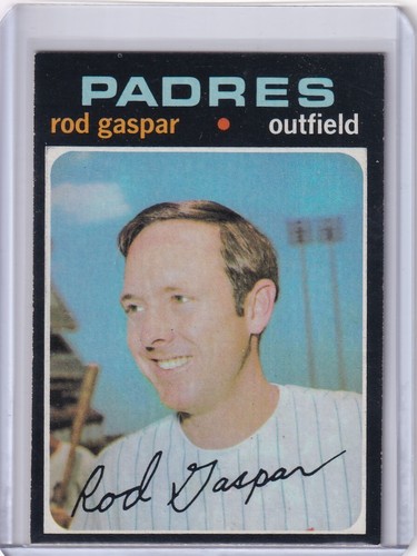 1971 Topps Baseball #383 Rod Gaspar - San Diego Padres | eBay