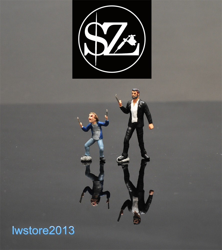 1/87 Wolverine Logan Scene Props Miniatures Figures Model For Cars ...