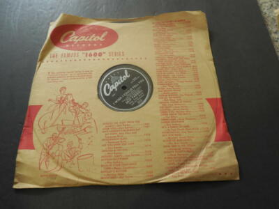 Skip Farrell I Wish I Could Tell You Capitol 232 78 RPM Vinyl VG+ ID ...