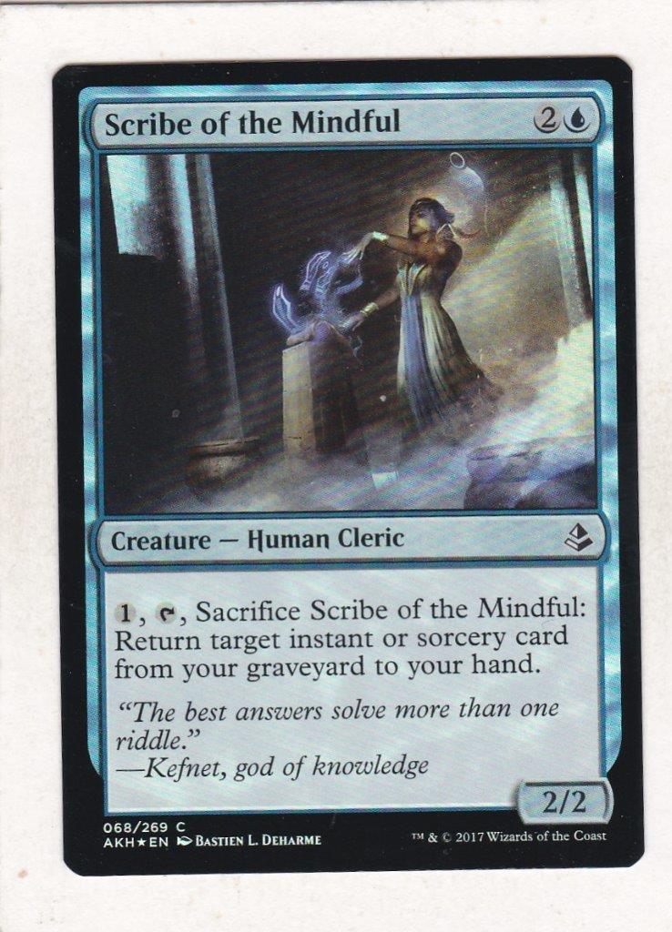 Magic: MTG: Amonkhet: Foil: Scribe of the Mindful | eBay