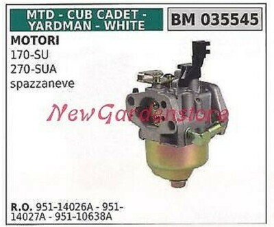 Carburettor To Tank MTD Snowplow 170-SU 270-SUA 035545 | eBay