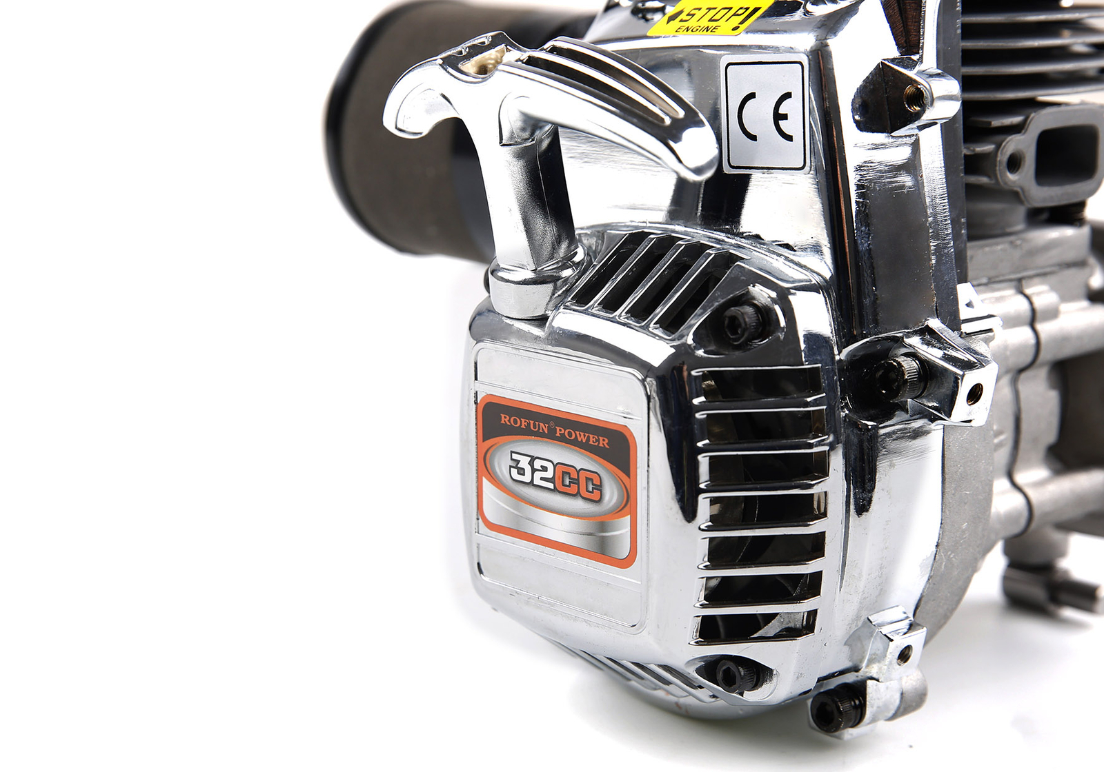 32CC 2-Stroke 4 Bolt Engine with Ait Filter For 1/5 Hpi Baja Goped ...