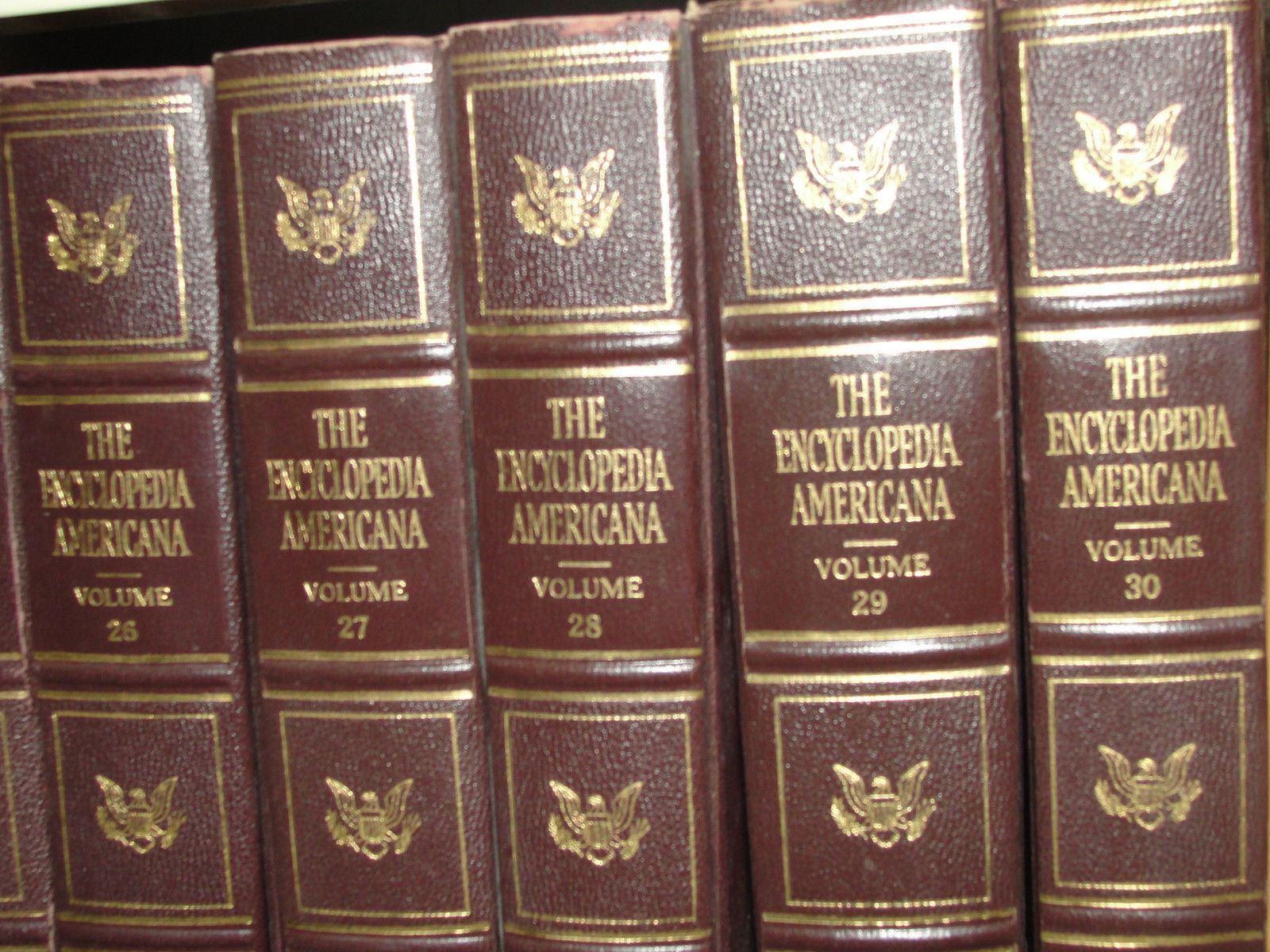 Encyclopedia Americana -(30 Volumes) is a Complete Set Reference | eBay