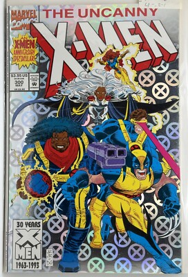 Uncanny X-Men 300 Comic Book Foil Cover Marvel 1993 | eBay