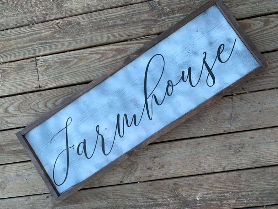 FARMHOUSE,HOME DECOR,HANDPAINTED,RUSTIC SIGN -TOGETHER WE HAVE IT ALL ...